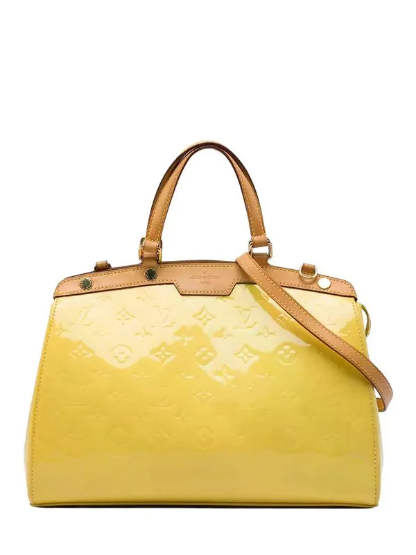 LOUIS VUITTON Monogram Satchel - Yellow