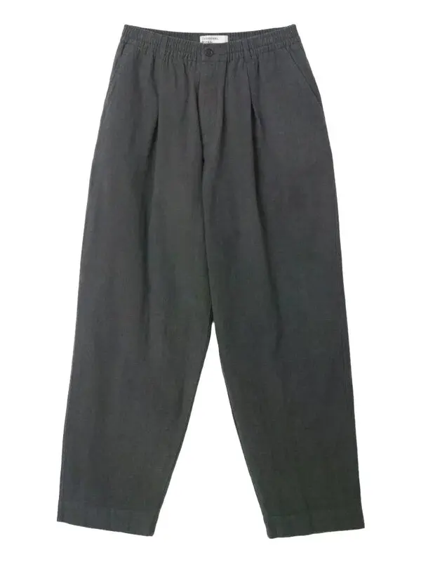 Universal Works Oxford Pleated Trousers - Grey