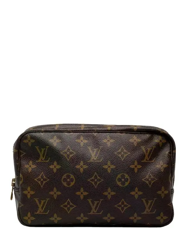 LOUIS VUITTON Monogram Canvas Pouch - Brown