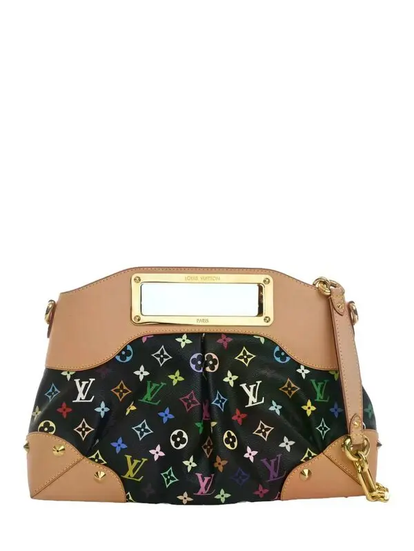 LOUIS VUITTON Monogram Multicolore Judy Mm Satchel - Black