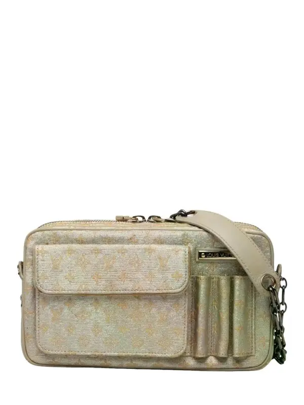 LOUIS VUITTON Mini Lin Shine Mckenna Shoulder Bag - Silver