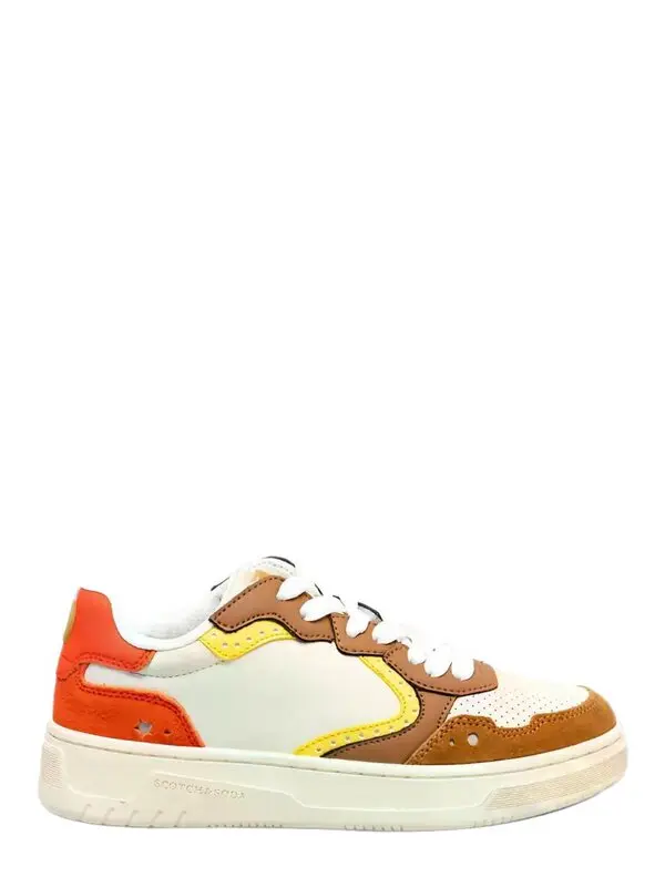 Scotch & Soda Panelled Sneakers - Neutrals