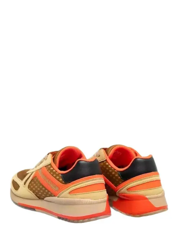 Scotch & Soda Panelled Mesh Detail Sneakers - Neutrals