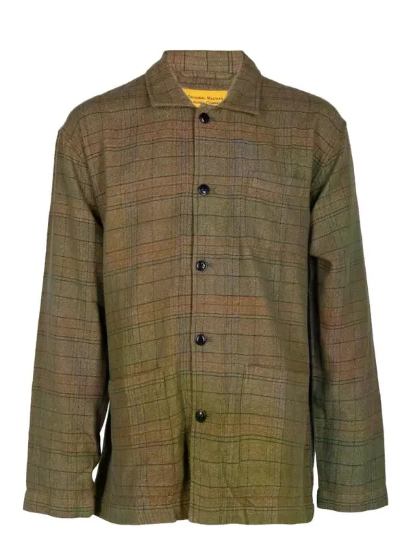 ORIGINAL MADRAS TRADING COMPANY Check-pattern Patch-pocket Shirt - Brown