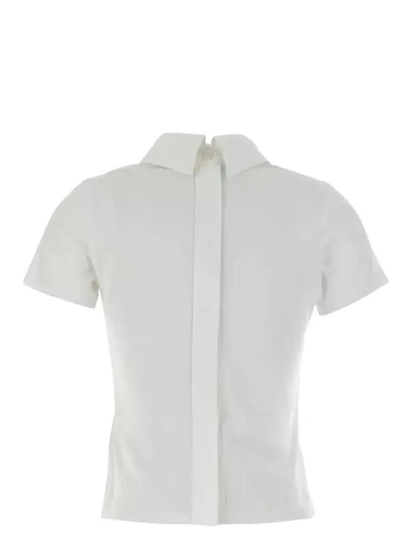 Givenchy Roll-up Poplin T-shirt - White