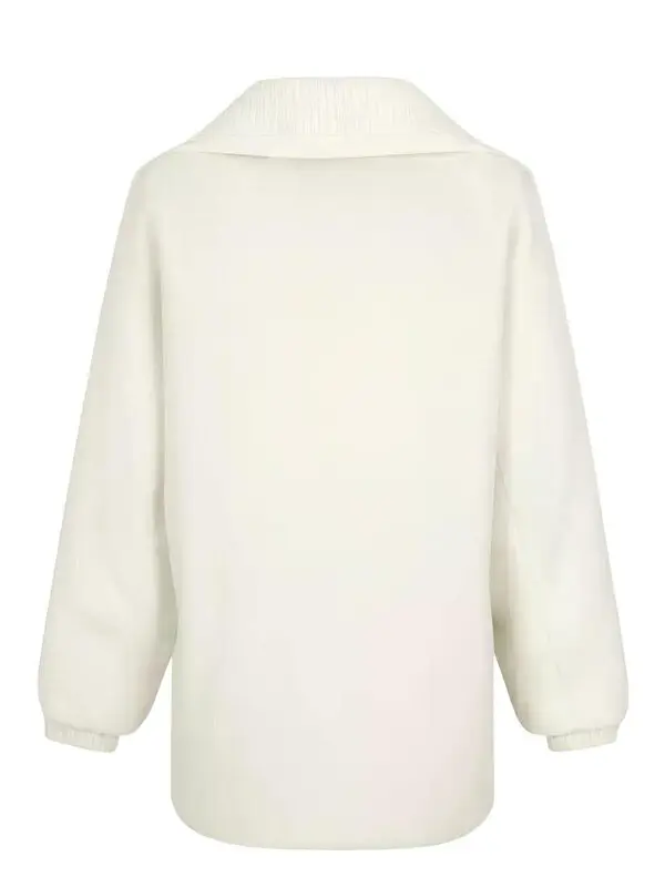 P.a.r.o.s.h Zip-up Ribbed-collar Jacket - Neutrals