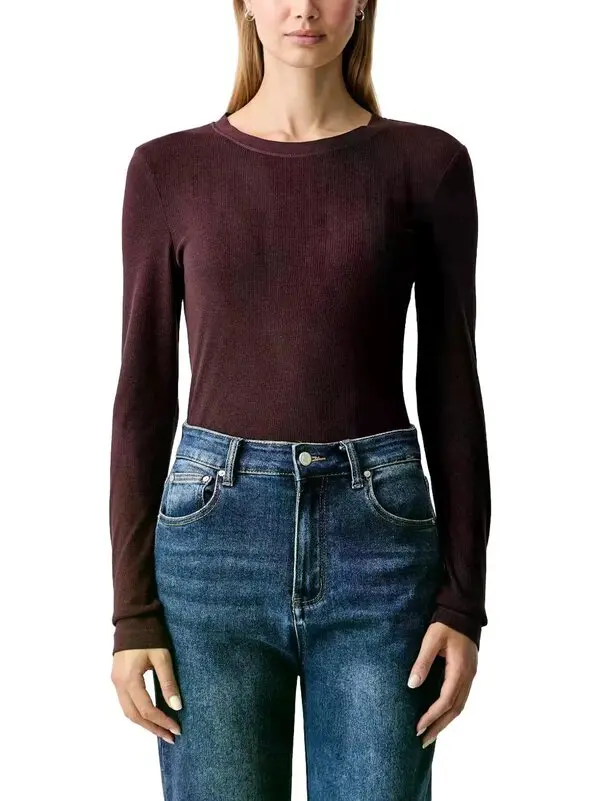 Marc O'polo Ribbed Long-sleeve T-shirt - Red