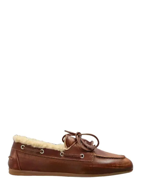 POSA Flat Loafers - Brown