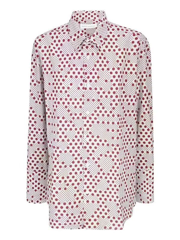 NICCOLO PASQUALETTI Polka Dot Long Sleeve Shirt - Multicolour