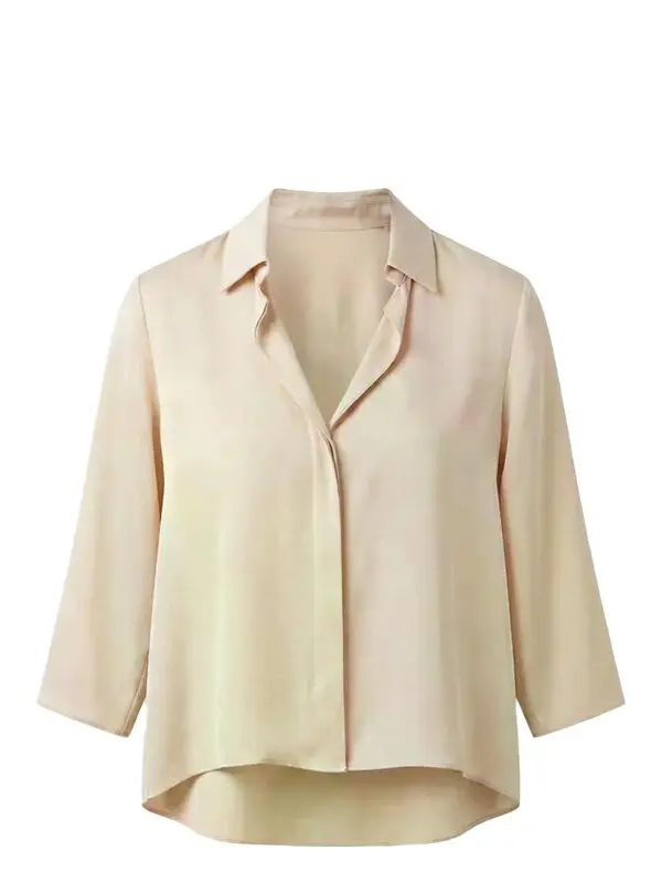 PETER COHEN Silk Shirt - Neutrals