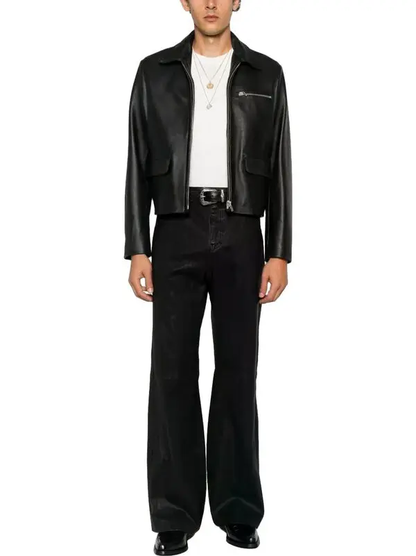 Amiri Panelled Design Trousers - Black