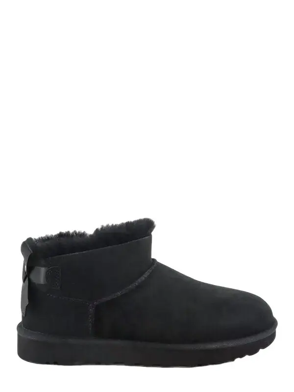 UGG Ultra Mini Bailey Bow Boots - Black