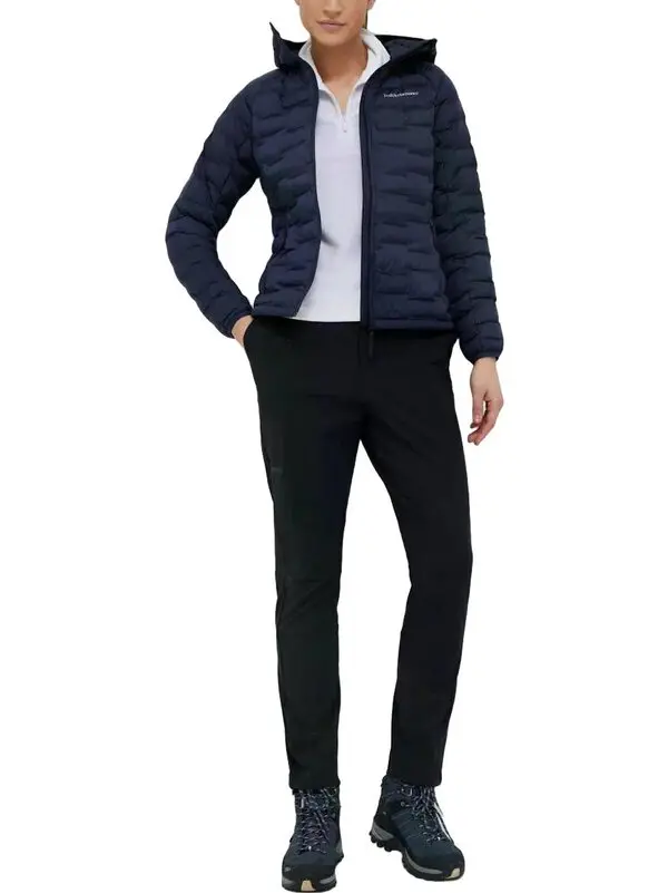 MARMOT Logo Print Panelled Trousers - Black