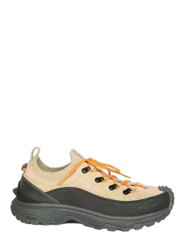 Moncler Trailgrip Lite3 Panelled Low-top Sneakers - Neutrals
