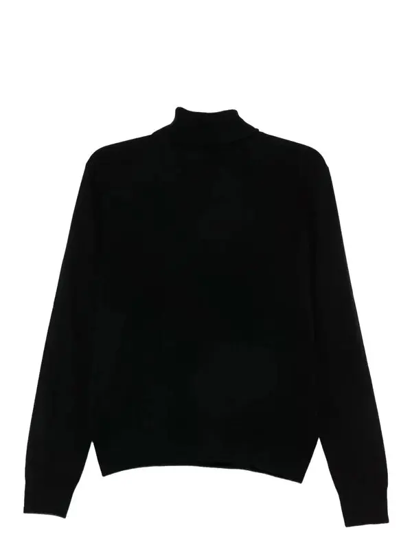 ENTIRE STUDIOS Roll Neck Knitted Sweater - Black