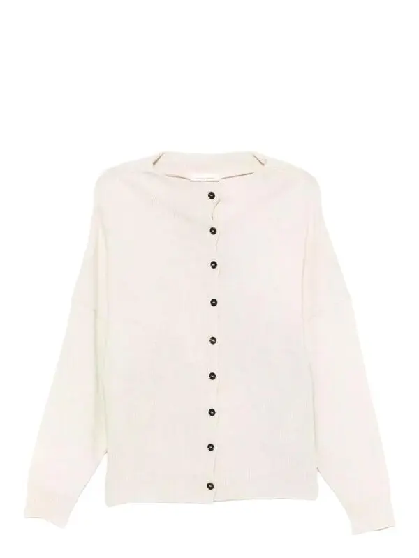 Liviana Conti Drop Shoulder Cardigan - Neutrals