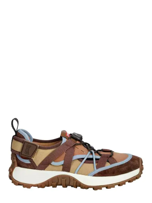 Camper Drift Trail Panelled Slip-ons With Toggle Fastening - Brown