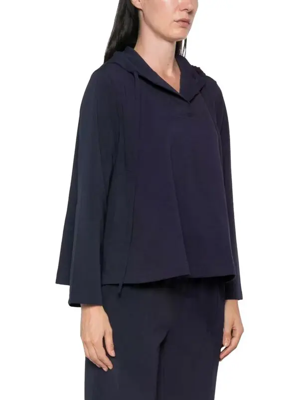 PSOPHIA Drawstring-fastening Hoodie - Blue