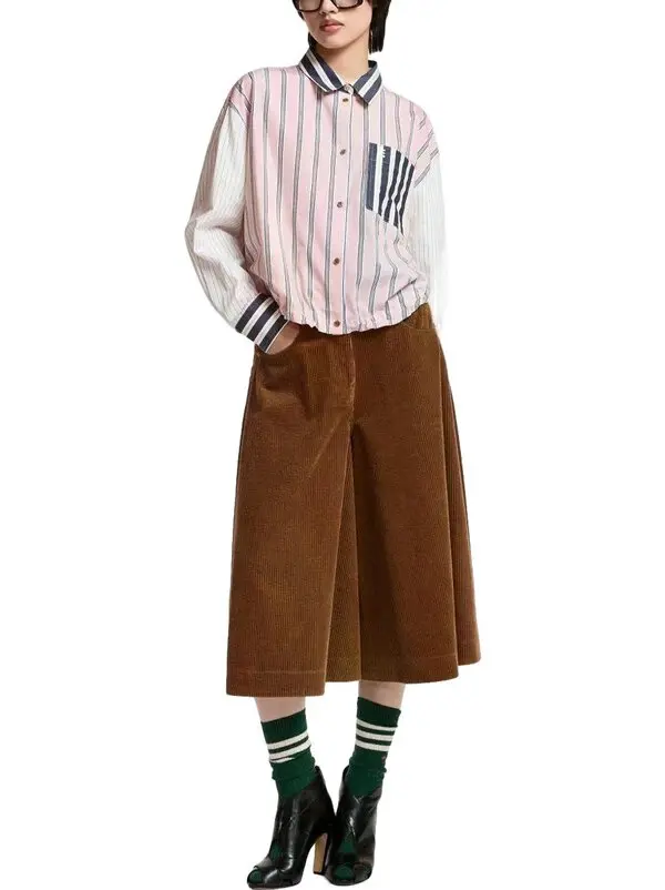 Essentiel Antwerp Corduroy Shorts - Brown