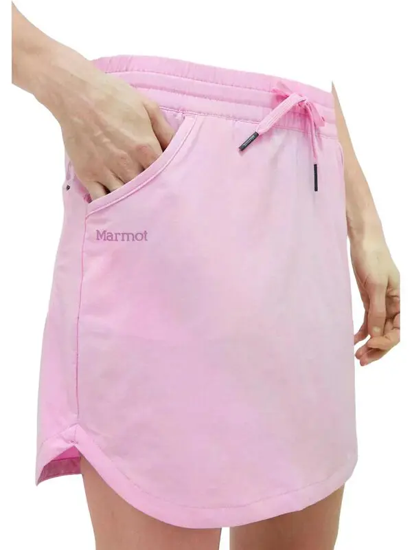 MARMOT Drawstring Waist Mini Skirt - Pink