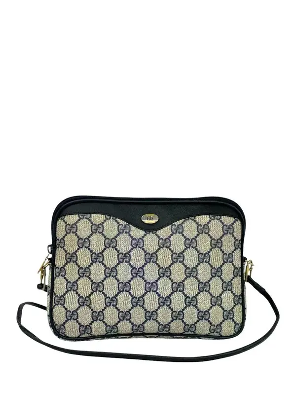 Gucci Gg Supreme Monogram Crossbody Bag - Neutrals