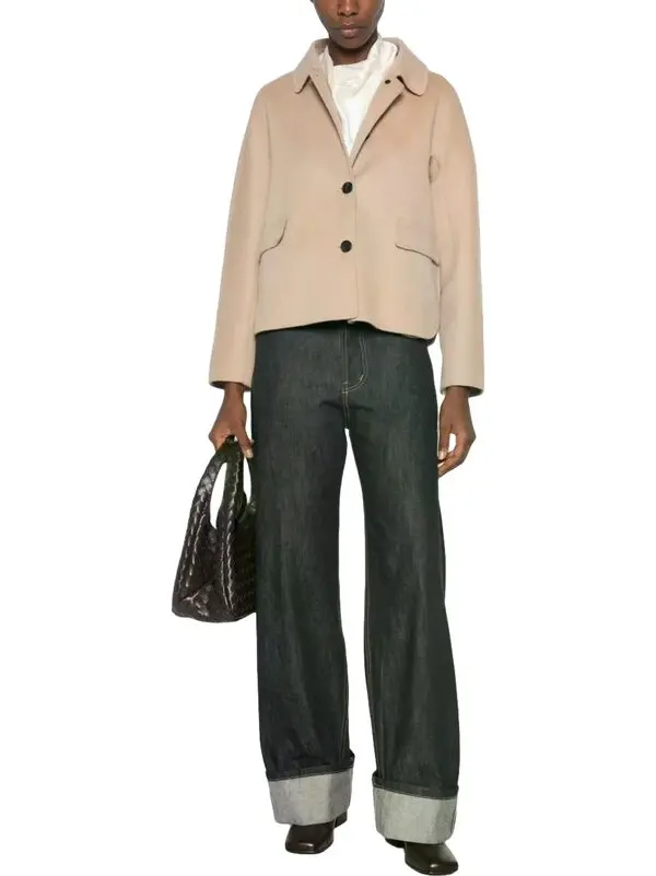 MABRUN Demi Button-up Collared Jacket - Neutrals