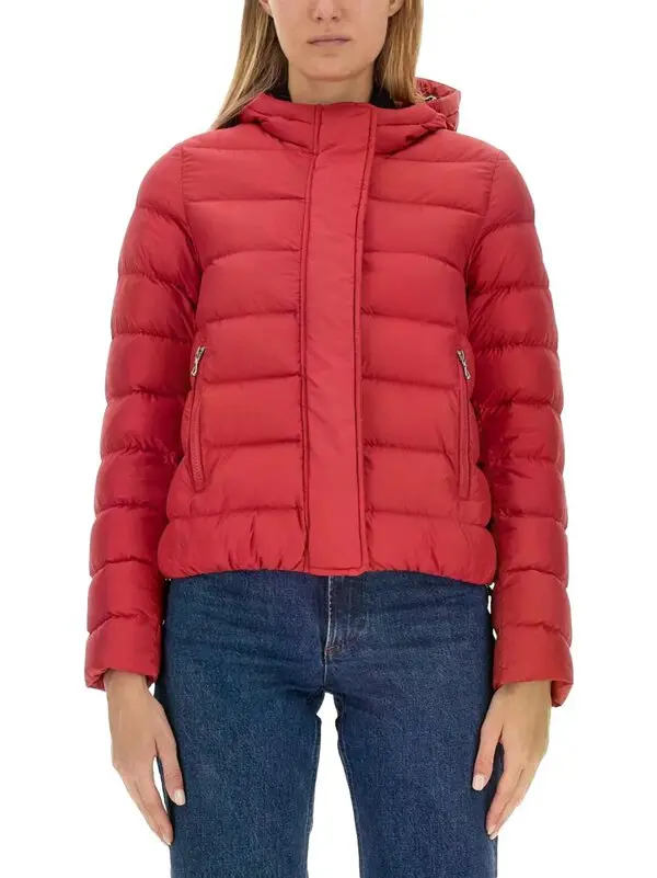 COLMAR Hooded Puffer Jacket - Red