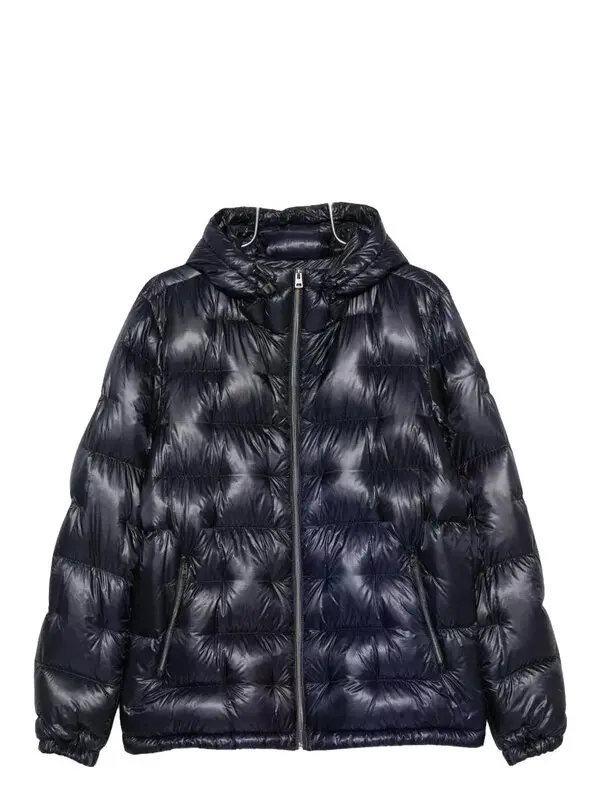 Herno Quilted Hooded Jacket - Blue