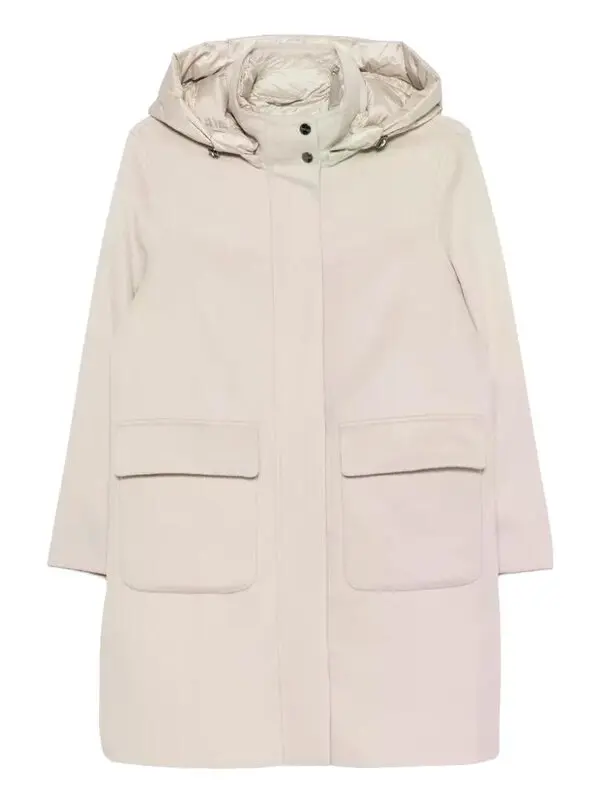 MABRUN Double Hooded Coat - Neutrals