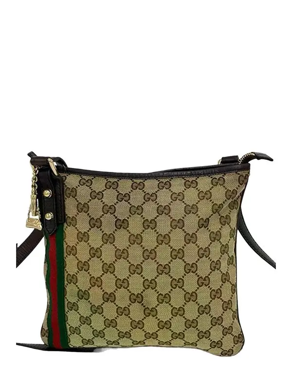 Gucci Gg Canvas Jolicoeur Crossbody Bag - Neutrals