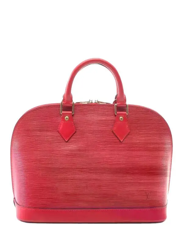 LOUIS VUITTON Epi Alma Pm Satchel - Red