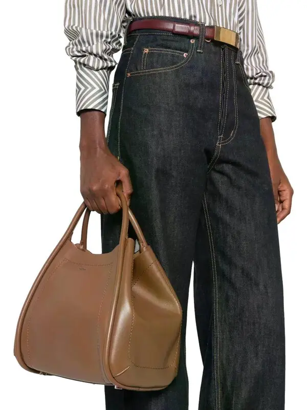 Max Mara Marins Leather Tote Bag - Brown
