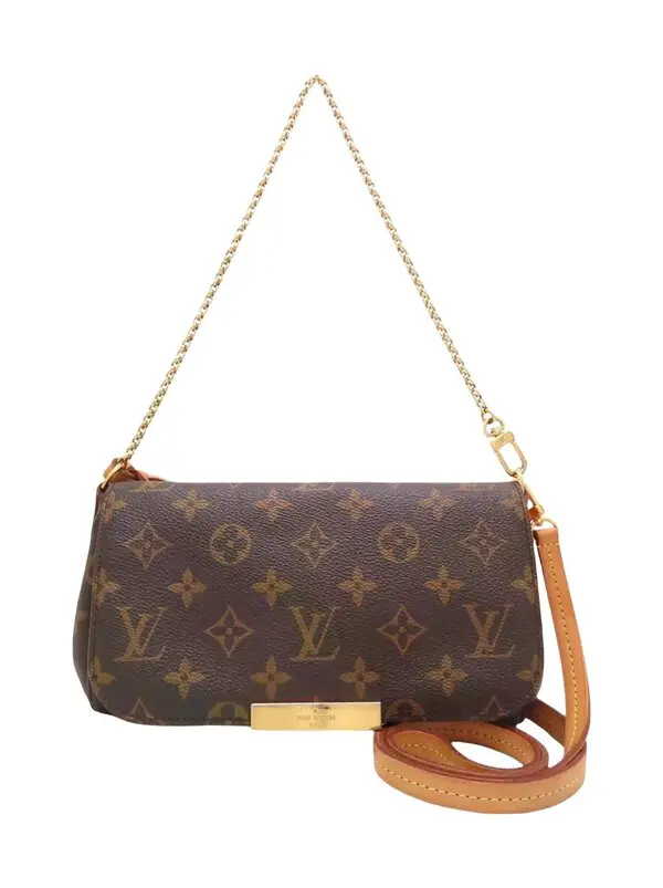 LOUIS VUITTON Monogram Favorite Pm Satchel - Brown