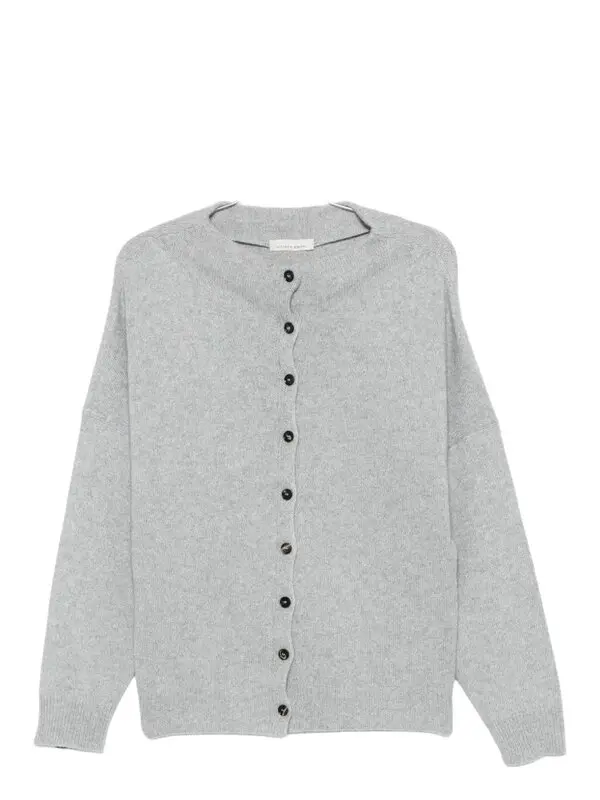 Liviana Conti Button-up Cardigan - Grey
