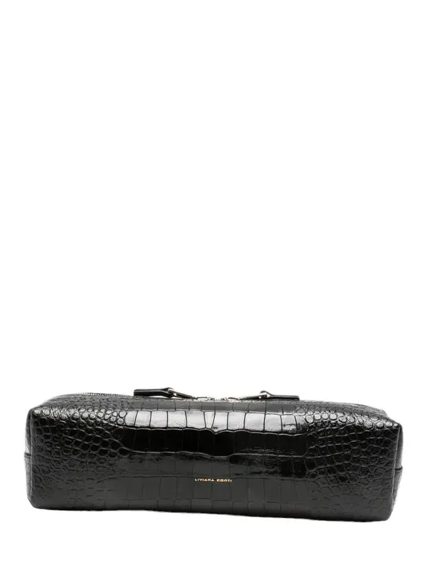 Liviana Conti Logo-detail Clutch Bag - Black