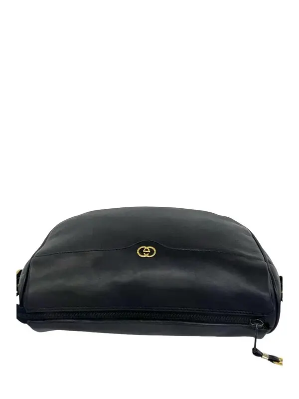 Gucci Calfskin Crossbody Bag - Black