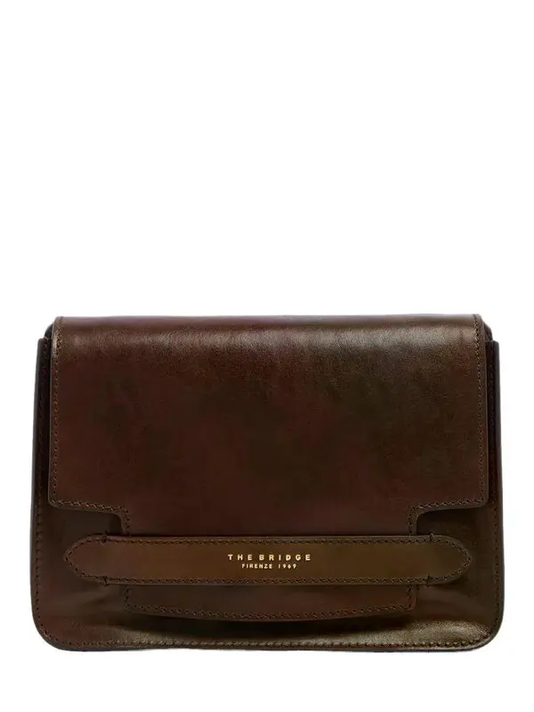THE BRIDGE Lucrezia Leather Cross Body Bag - Brown