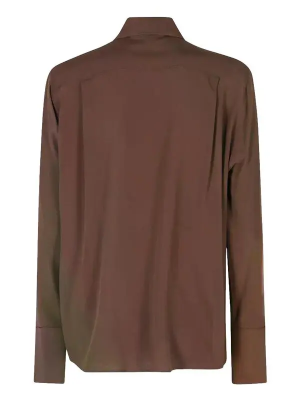 Federica Tosi Long Sleeve Shirt - Brown