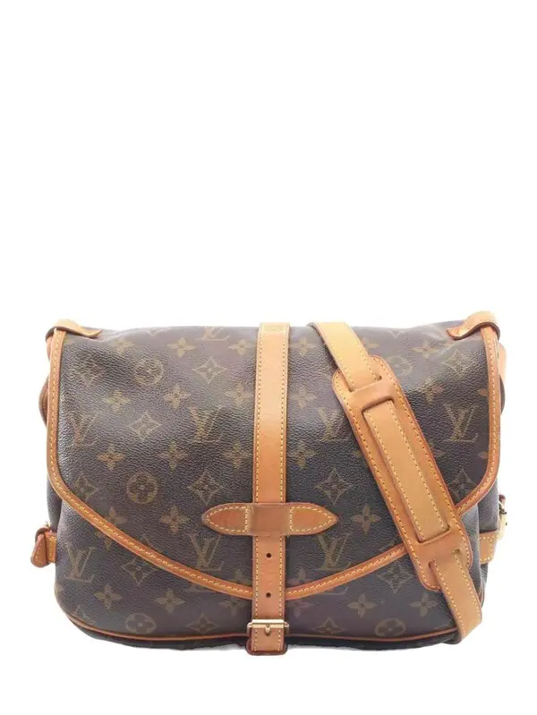 LOUIS VUITTON Monogram Canvas Saumur 30 Shoulder Bag - Brown