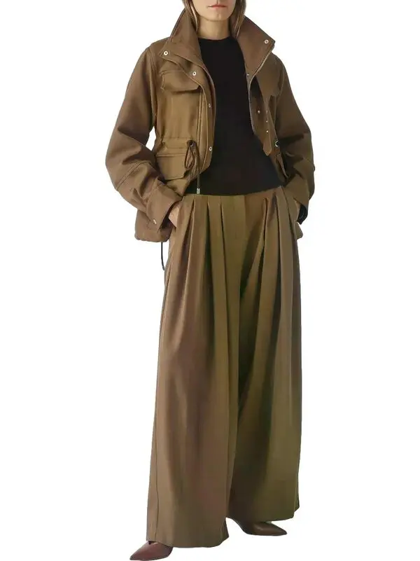 MEIMEIJ Sheer-panel Long-sleeve T-shirt - Brown