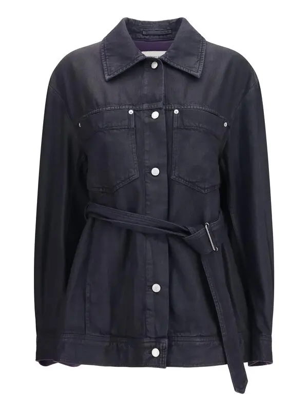 Dries Van Noten Cropped Jacket - Black