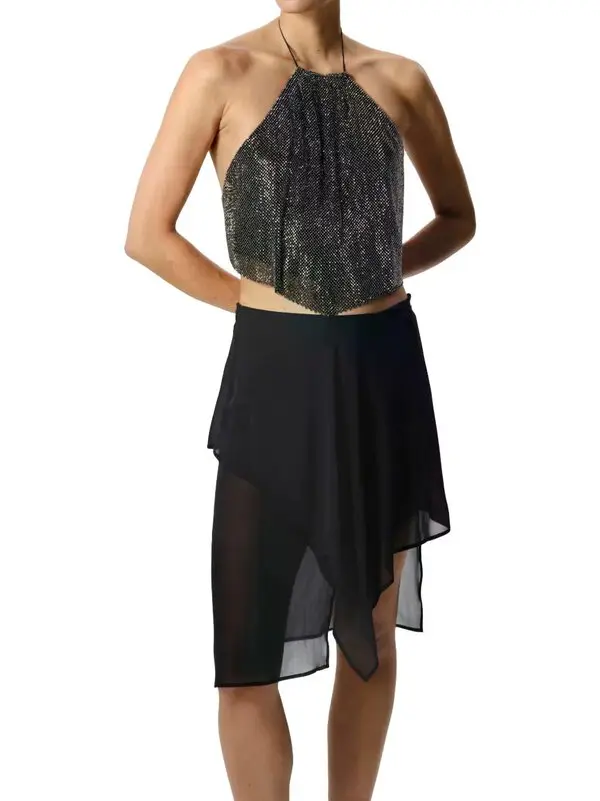 MANURI Paper Rock Top - Silver