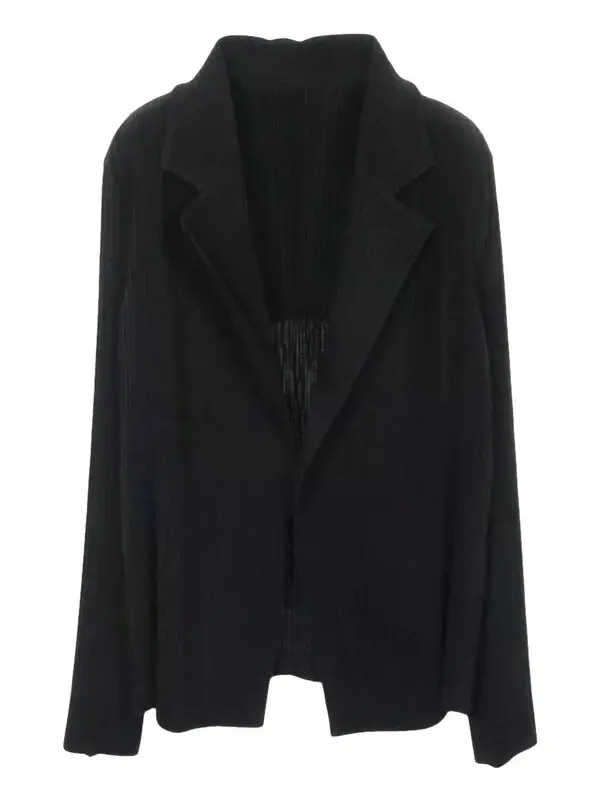 Issey Miyake Pleated Blazer - Black