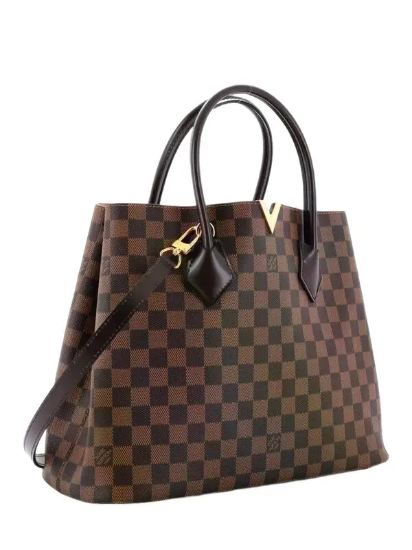 LOUIS VUITTON Kensington Damier Tote Bag - Brown
