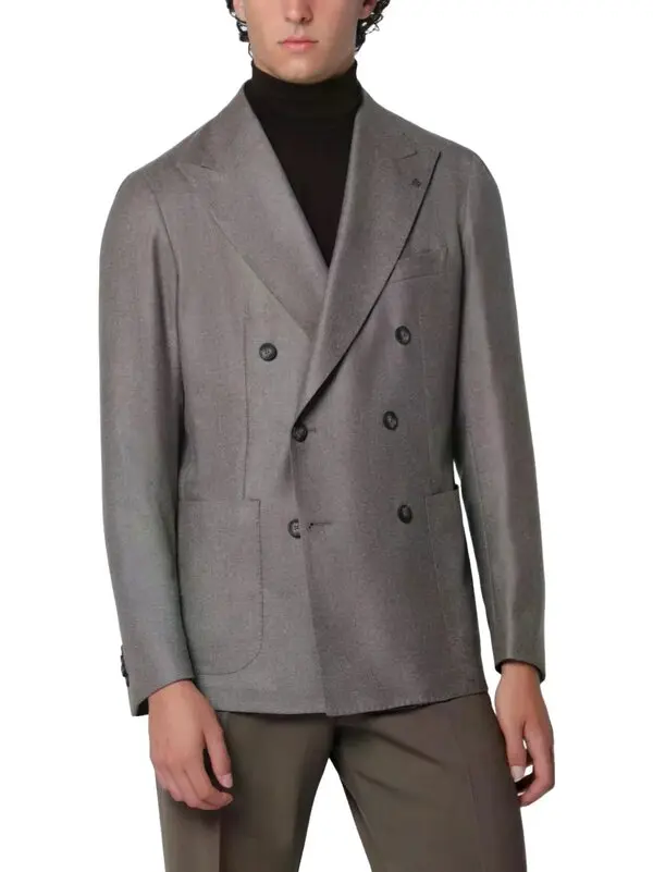 Tagliatore Double-breasted Blazer - Grey