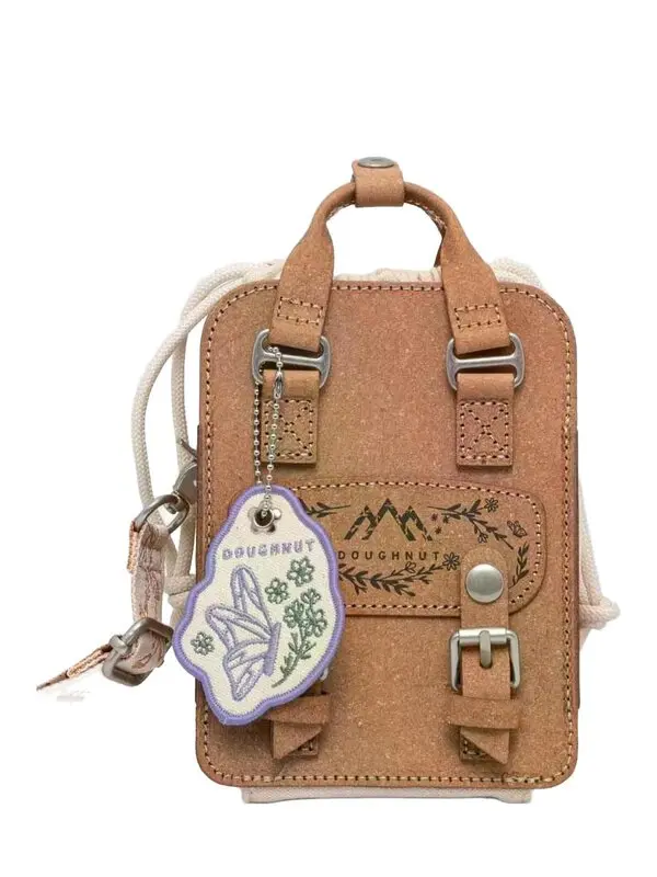 DOUGHNUT Macaroon Tiny Bucket Messenger Bag - Brown