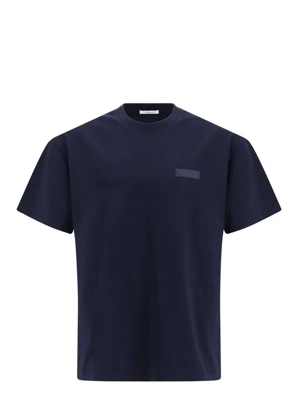 Givenchy Cotton T-shirt With Logo Patch - Blue