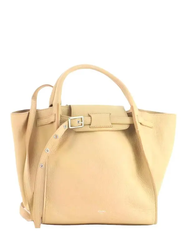 Celine Big Bag Grained Calfskin Small Satchel - Neutrals