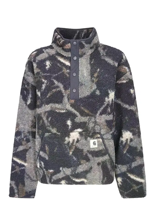 Carhartt Work In Progress Camouflage Fleece Jacket - Grey