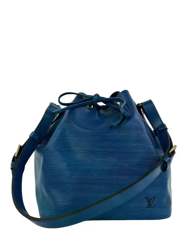 LOUIS VUITTON Epi Petit Noe Bucket Bag - Blue